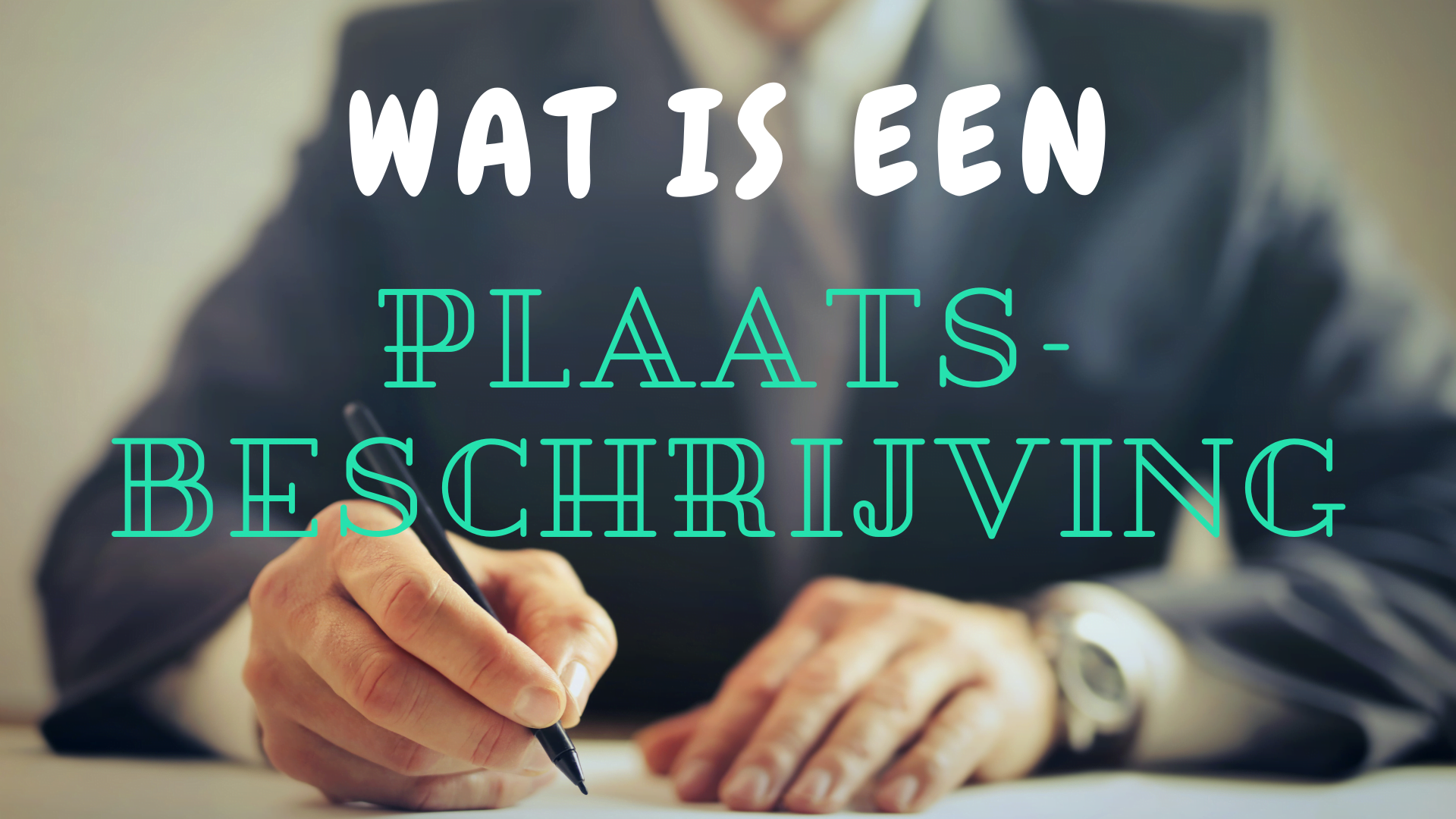 Wat is een plaatsbeschrijving: de 6 meest gestelde vragen