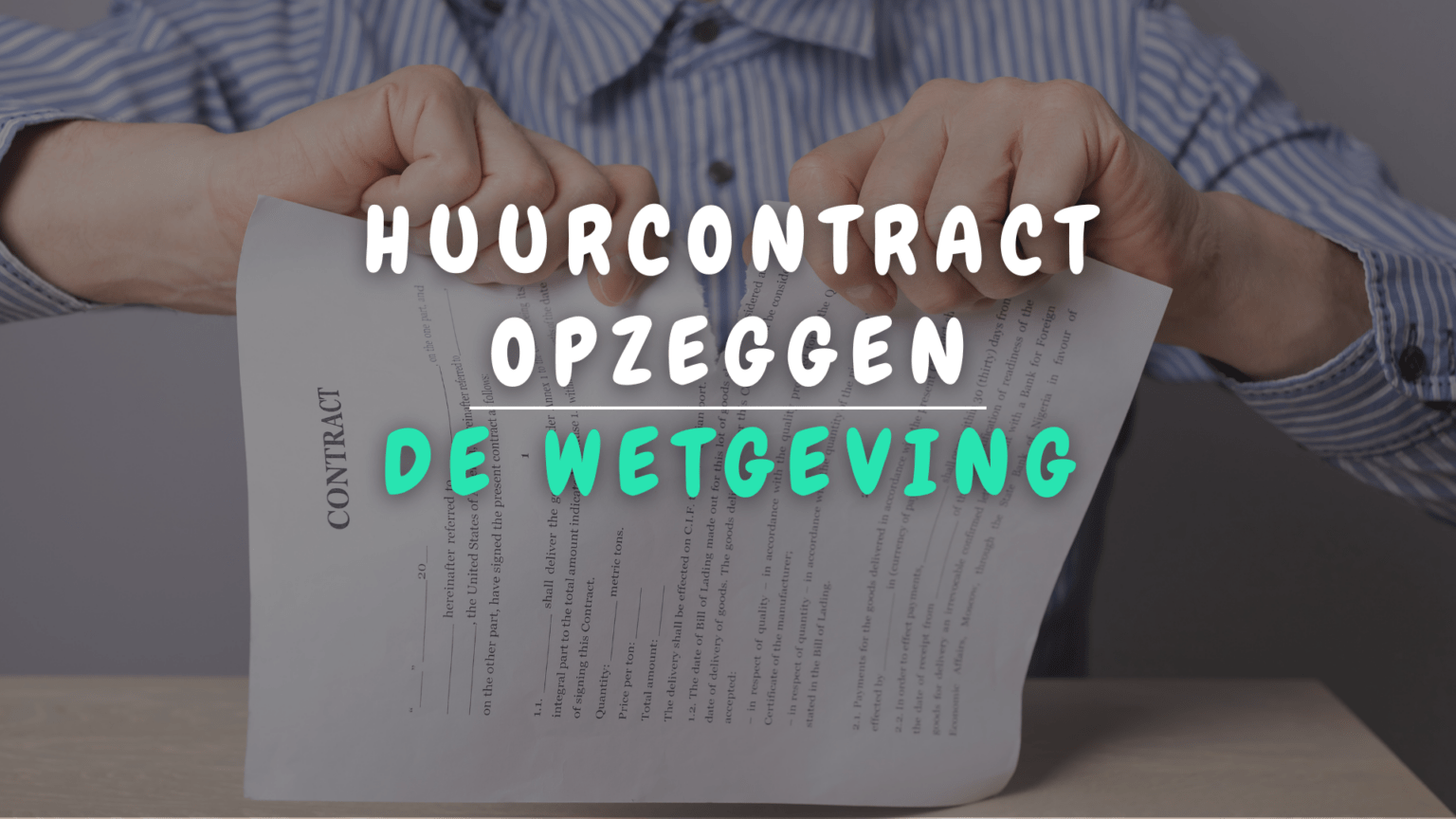 Huurcontract opzeggen: de wetgeving (2025) - Appartement.be