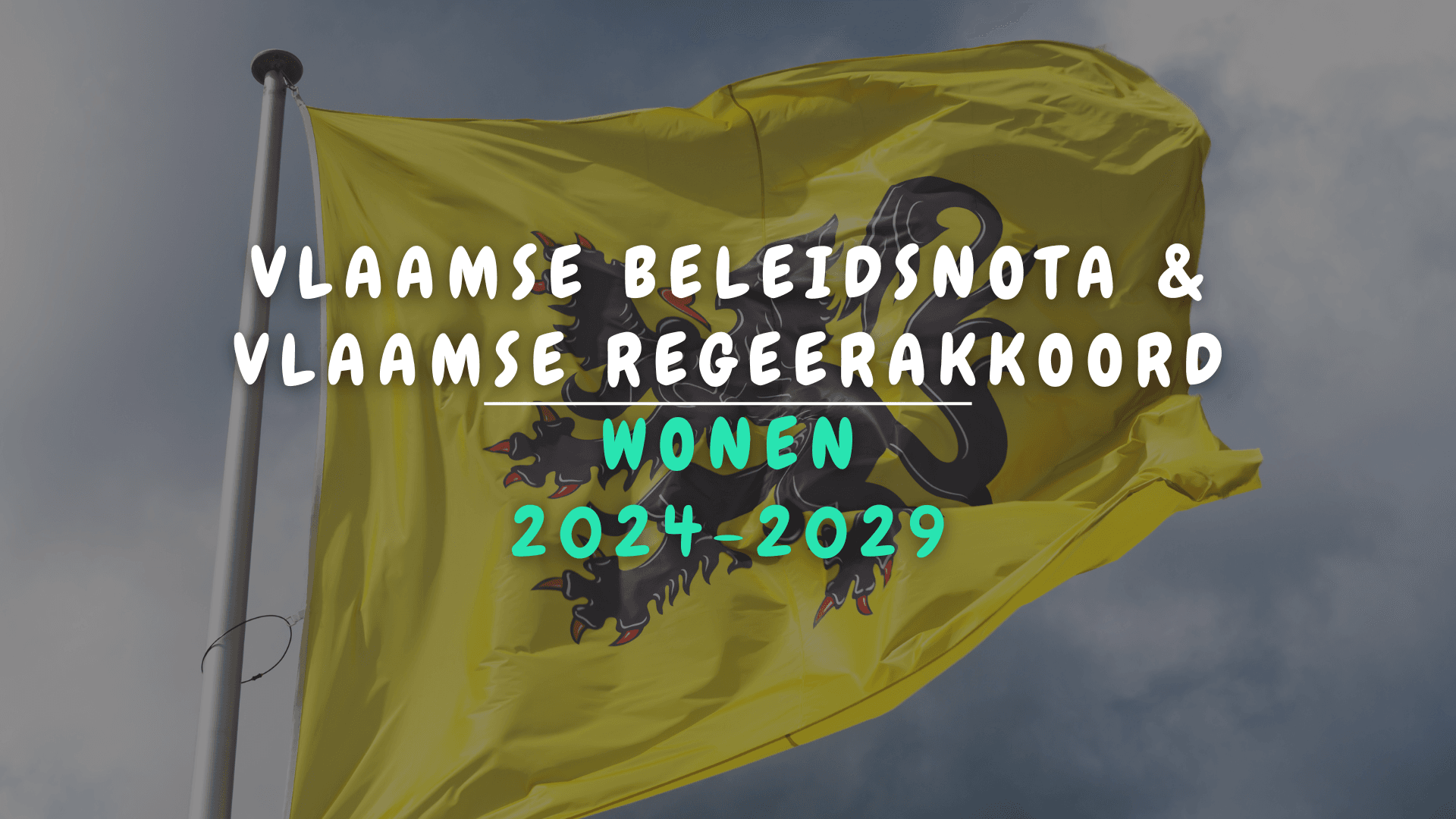 Wat staat er in de Vlaamse beleidsnota Wonen 2024-2029?