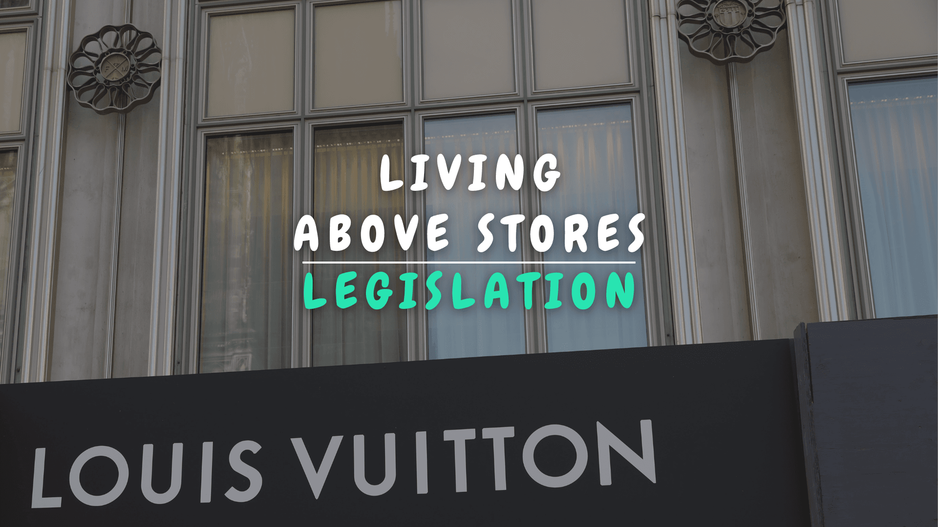 Living above stores according to legislation (2025)